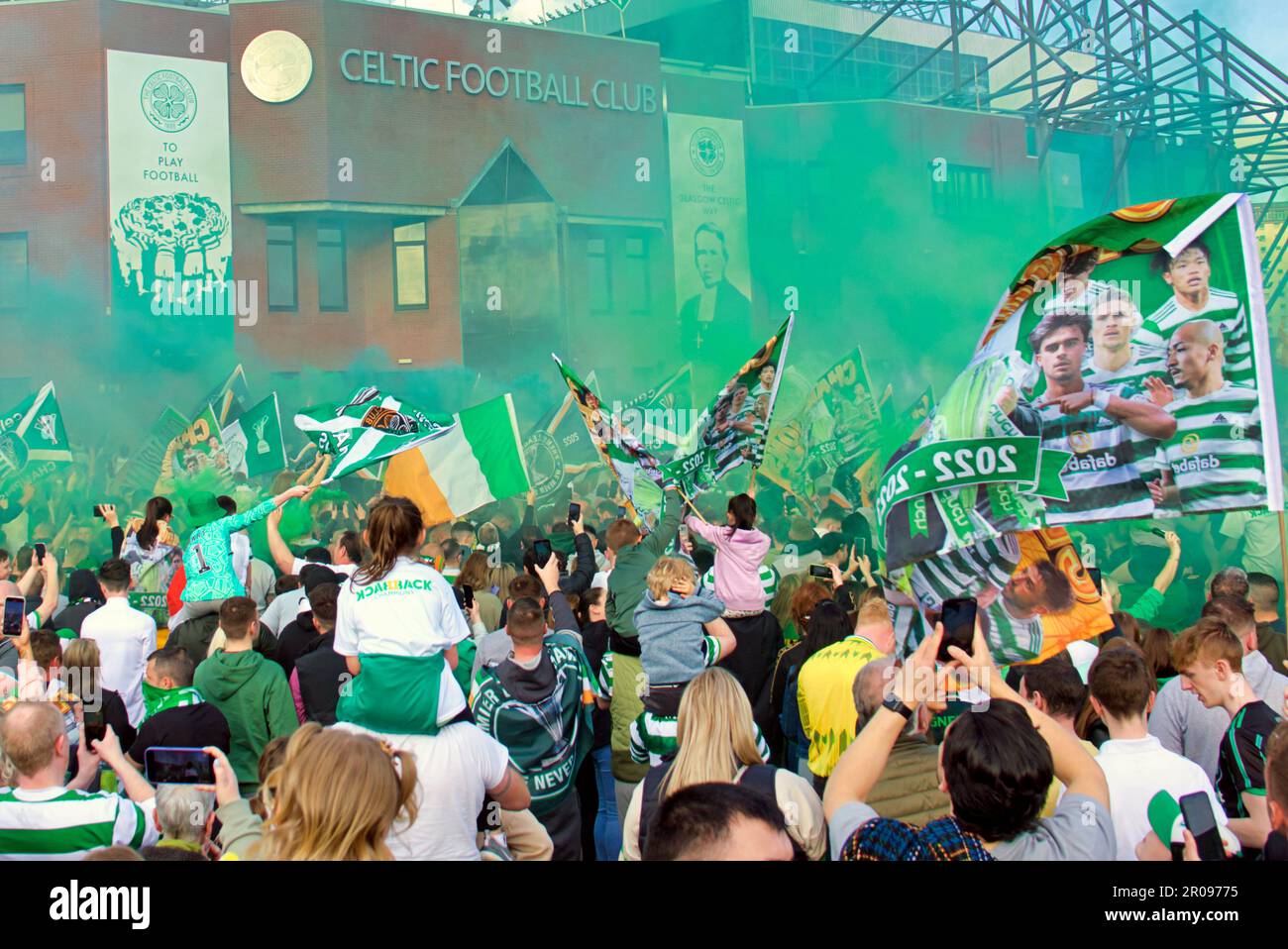 Glasgow, Scotland, UK 7th May, 2023. Celtic park championship ...