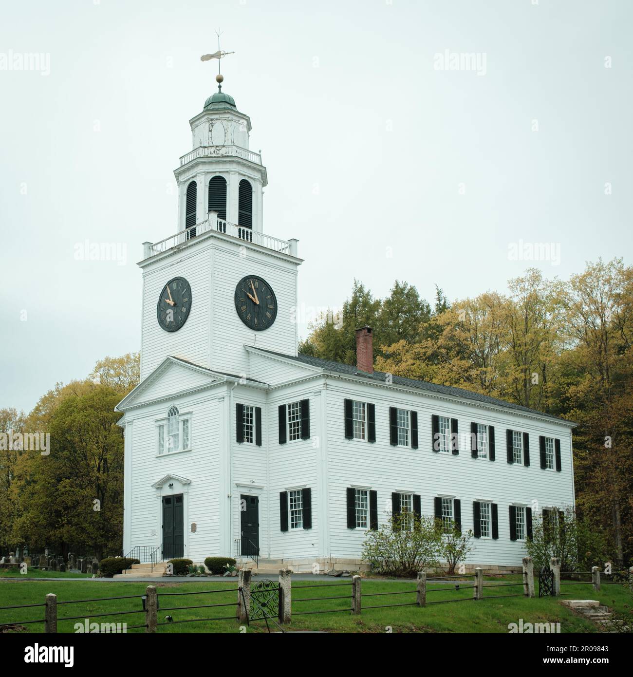 Church on the Hill in Lenox, Massachusetts Stock Photo - Alamy