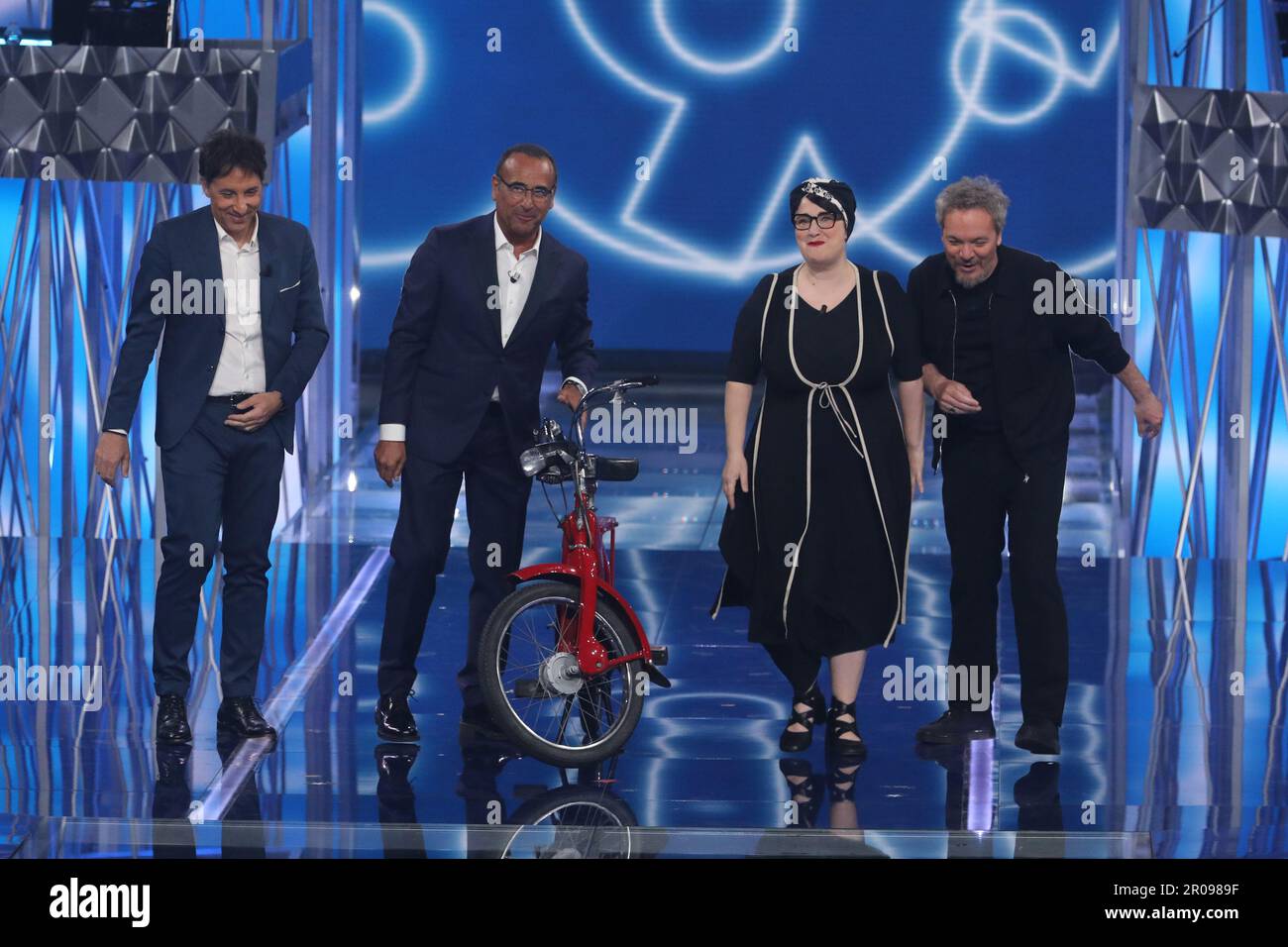 Rome, Rai ex Dear studios, TV show "The best years". In the photo ...