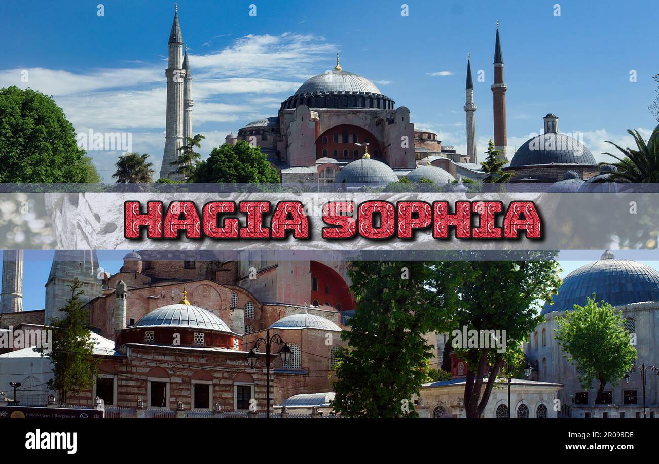 Hagia Sophia, for almost 500 years the main mosque in Istanbul (Turkey ...