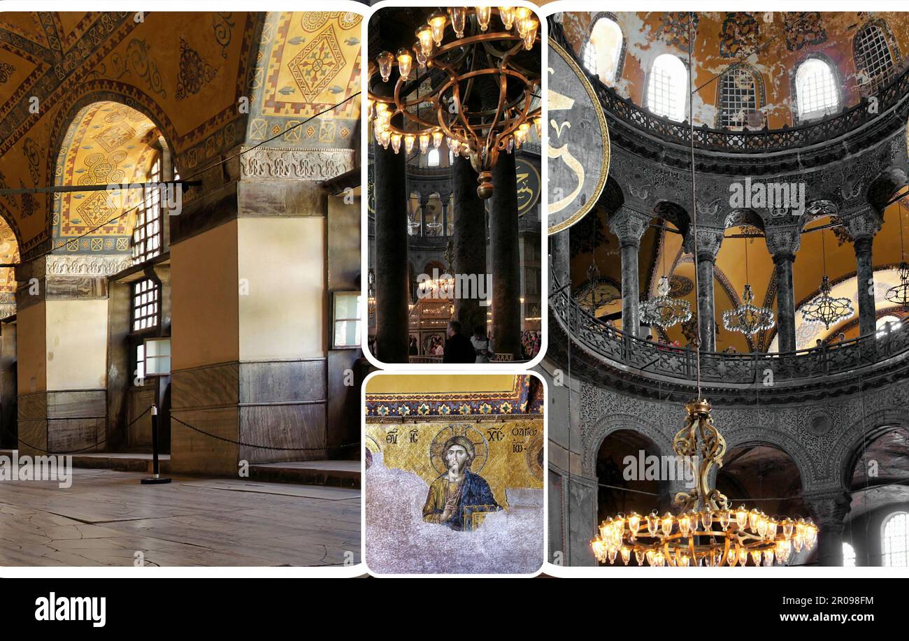 Hagia Sophia, for almost 500 years the main mosque in Istanbul (Turkey ...