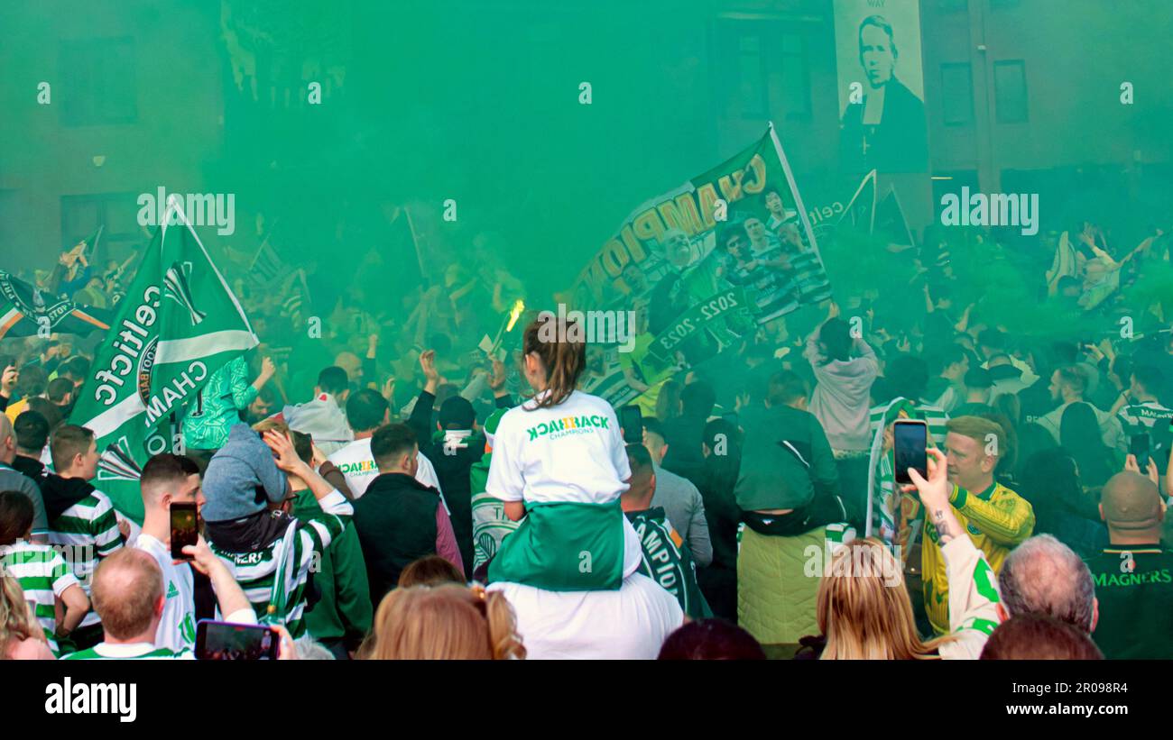Glasgow, Scotland, UK 7th May, 2023. Celtic park championship ...