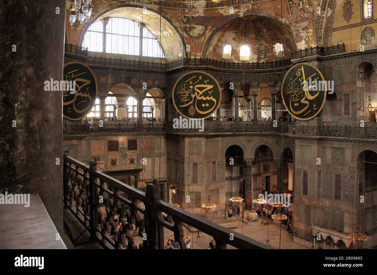 Hagia Sophia, for almost 500 years the main mosque in Istanbul (Turkey ...