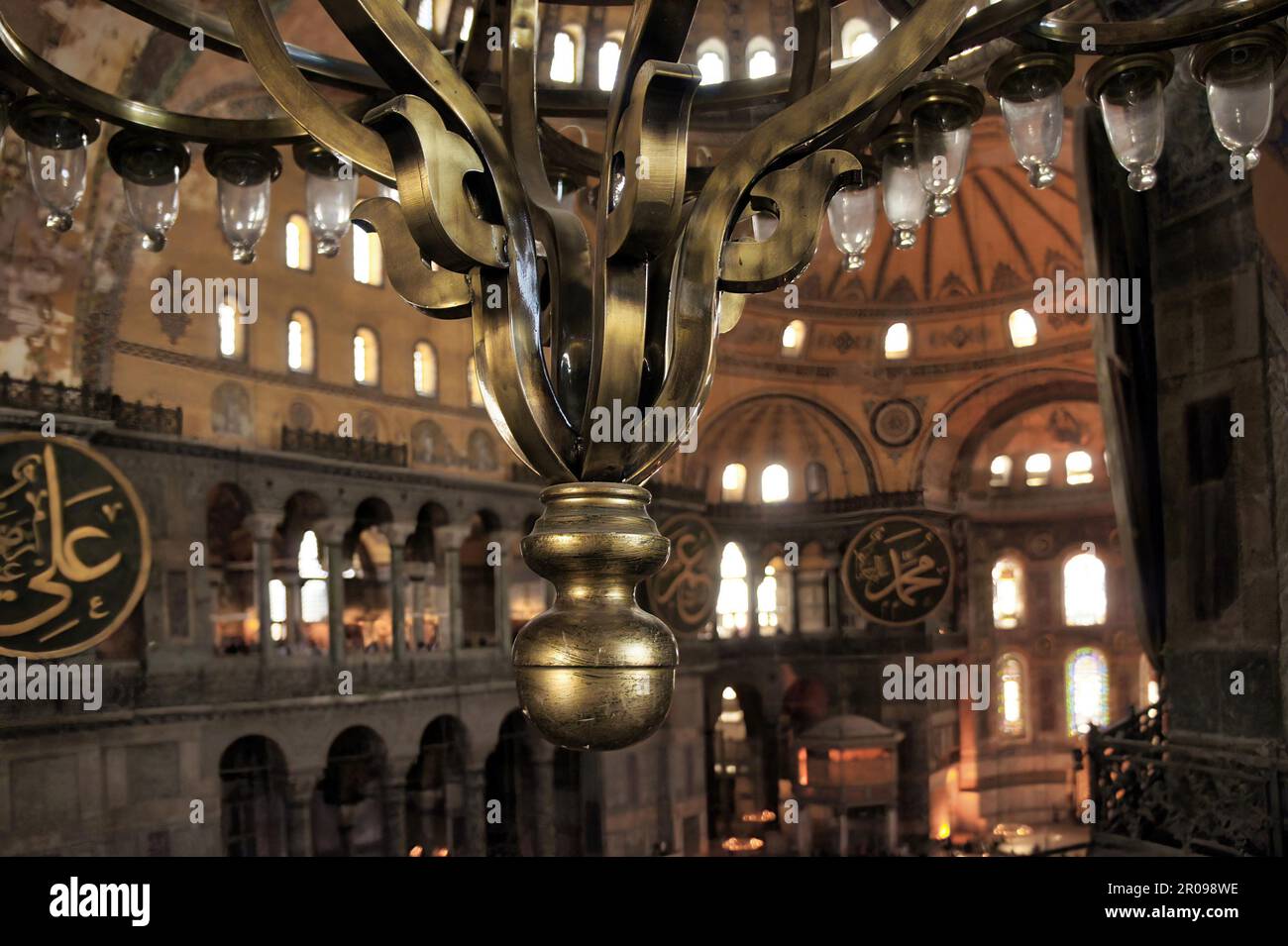 Hagia Sophia, for almost 500 years the main mosque in Istanbul (Turkey ...