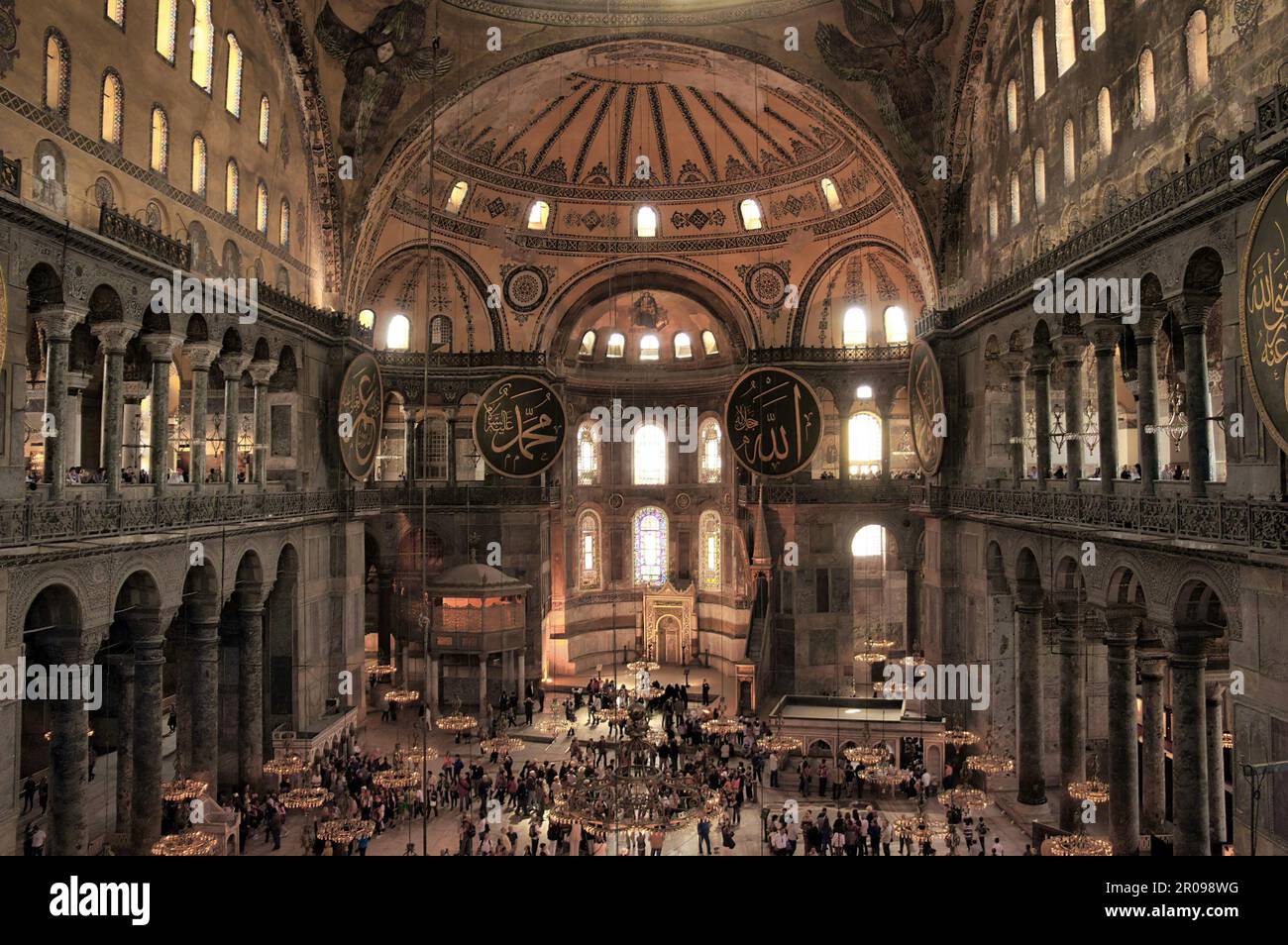 Hagia Sophia, for almost 500 years the main mosque in Istanbul (Turkey ...