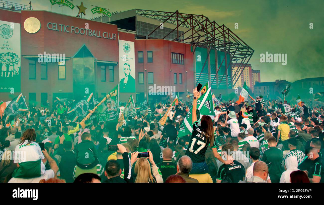 Glasgow, Scotland, UK 7th May, 2023. Celtic park championship ...