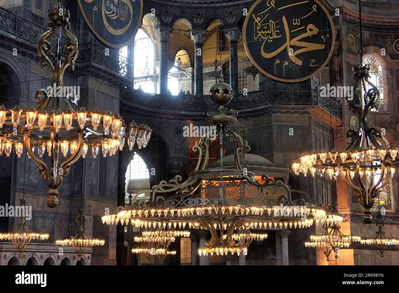 Hagia Sophia, for almost 500 years the main mosque in Istanbul (Turkey ...