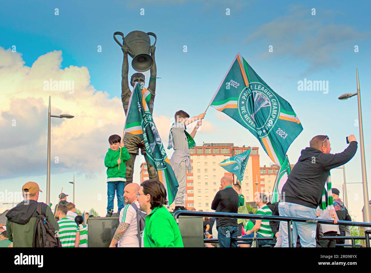Glasgow, Scotland, UK 7th May, 2023. Celtic park championship ...