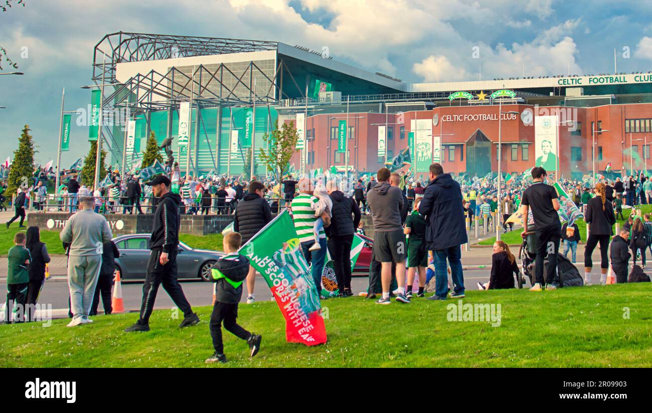 Glasgow, Scotland, UK 7th May, 2023. Celtic park championship ...