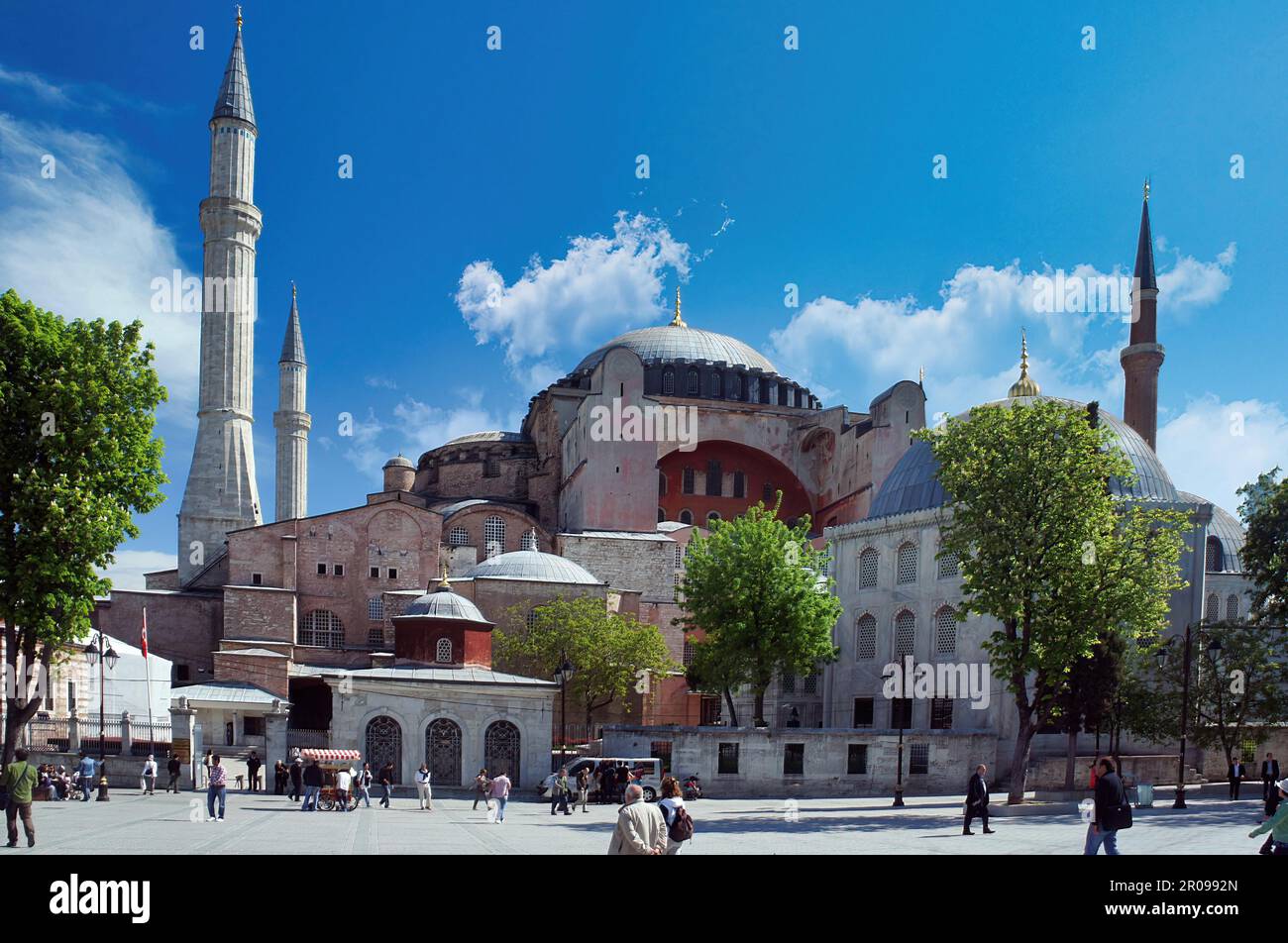 Hagia Sophia, for almost 500 years the main mosque in Istanbul (Turkey ...