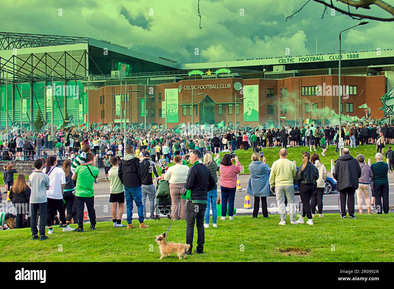 Glasgow, Scotland, UK 7th May, 2023. Celtic park championship ...