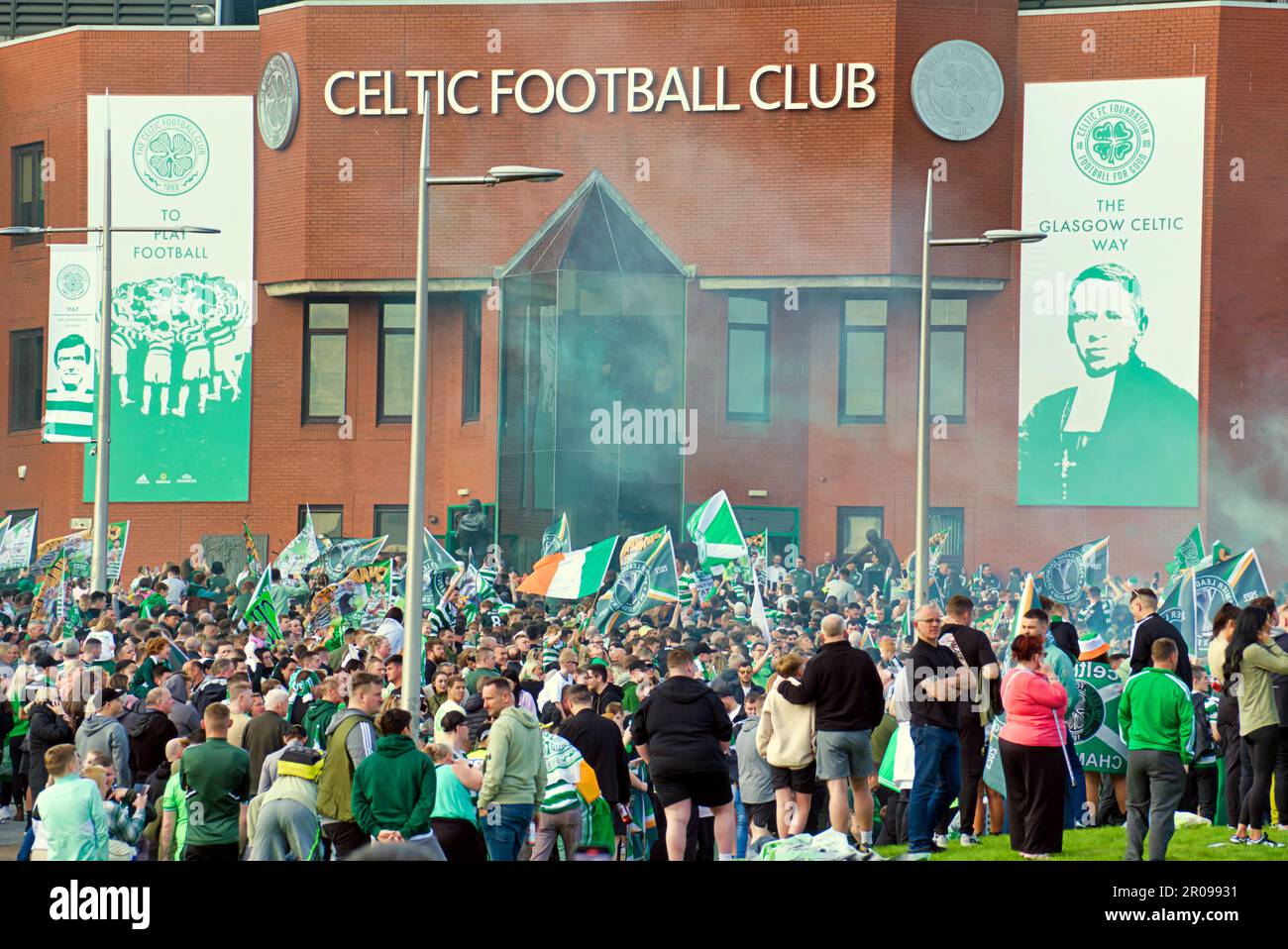 Glasgow, Scotland, UK 7th May, 2023. Celtic park championship ...