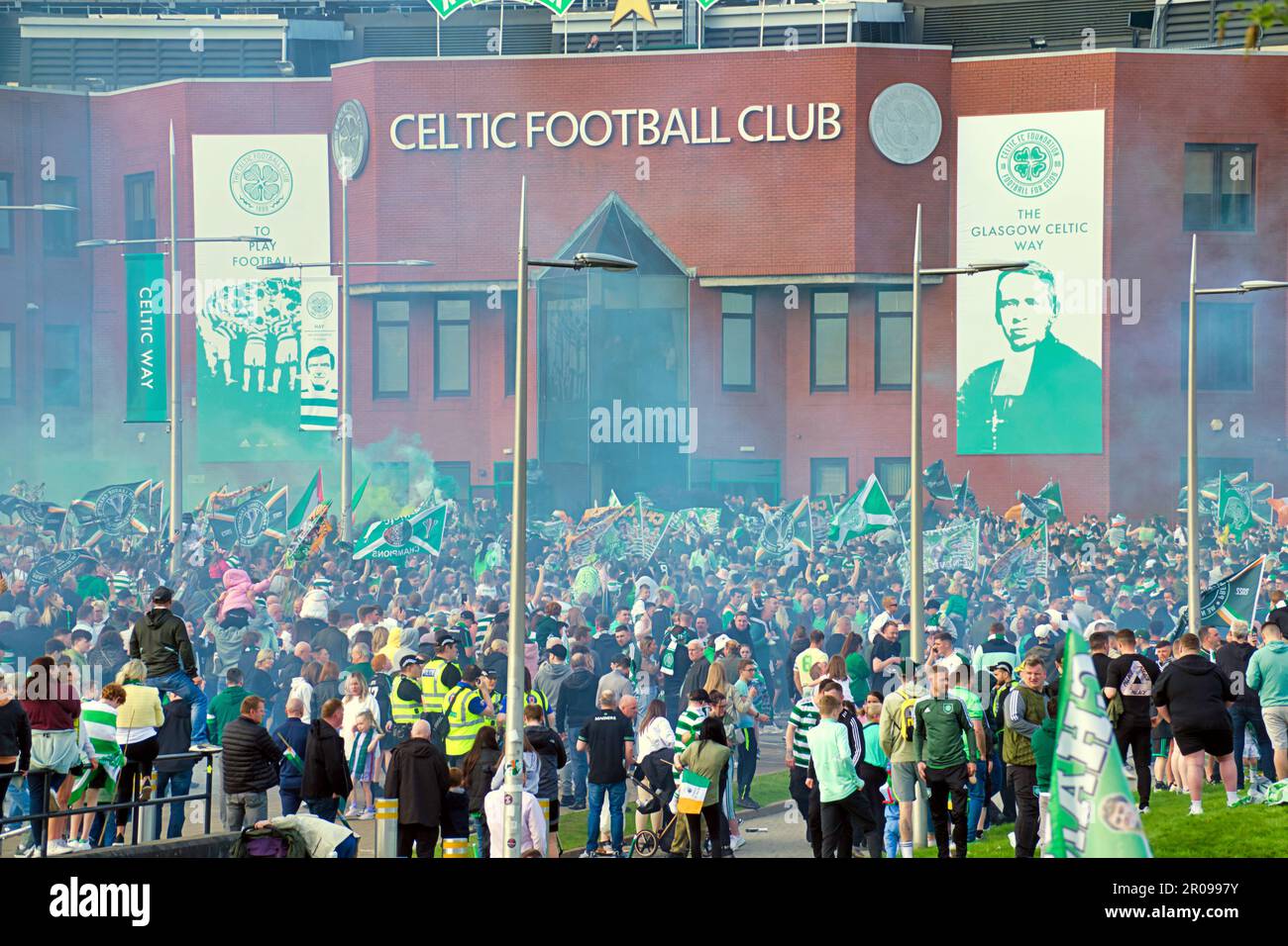 Glasgow, Scotland, UK 7th May, 2023. Celtic park championship ...