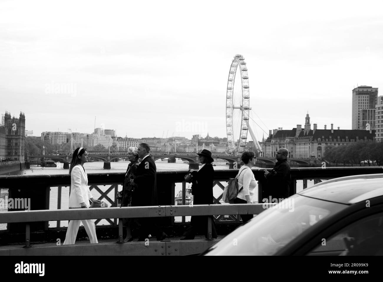 The well groomed guests for the coronation of King Charles III arrive ...
