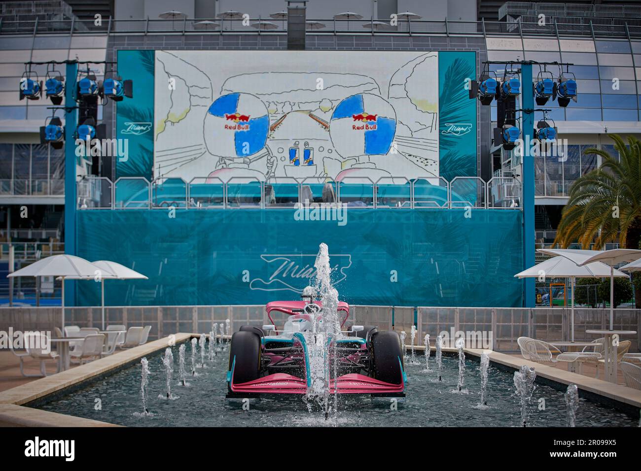Miami Gardens, FL, USA. 7th May 2023. Race Day. Starting Grid, F1 Grand ...