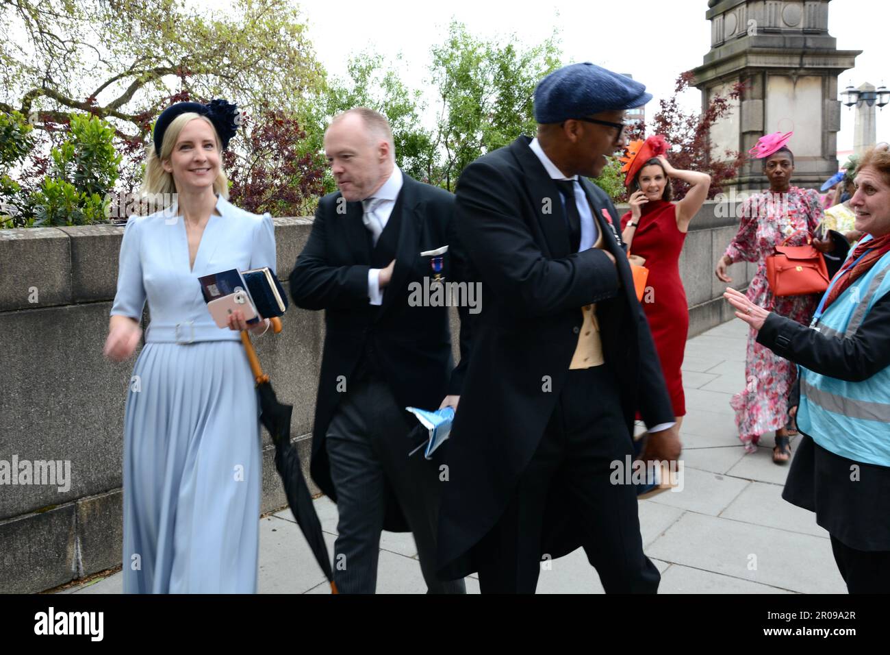 The well groomed guests for the coronation of King Charles III arrive ...