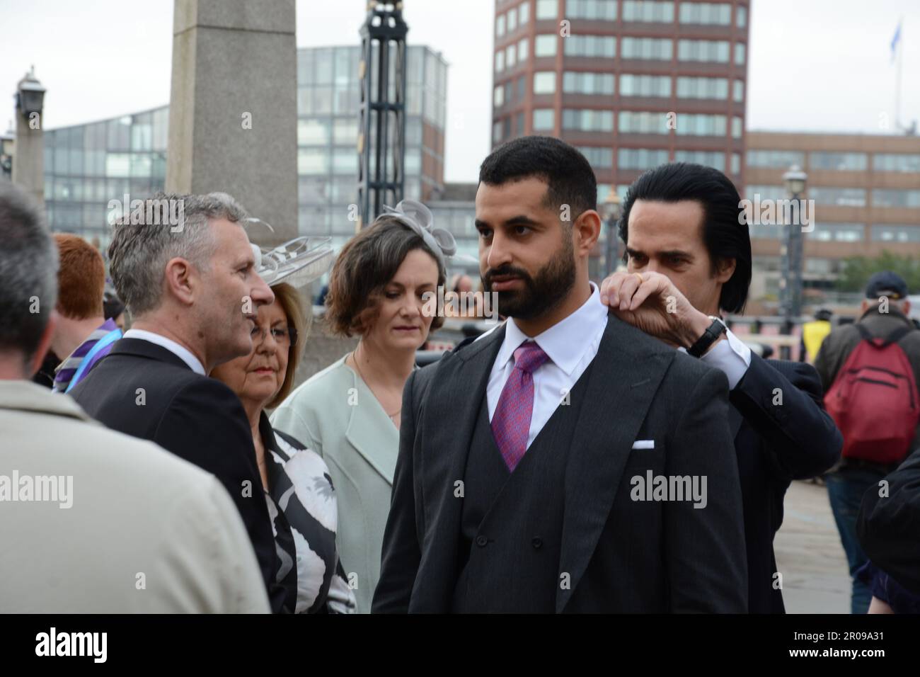 The well groomed guests for the coronation of King Charles III arrive ...