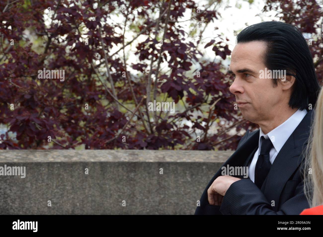 Australian musician, poet, singer and songwriter Nick Cave arrives ...