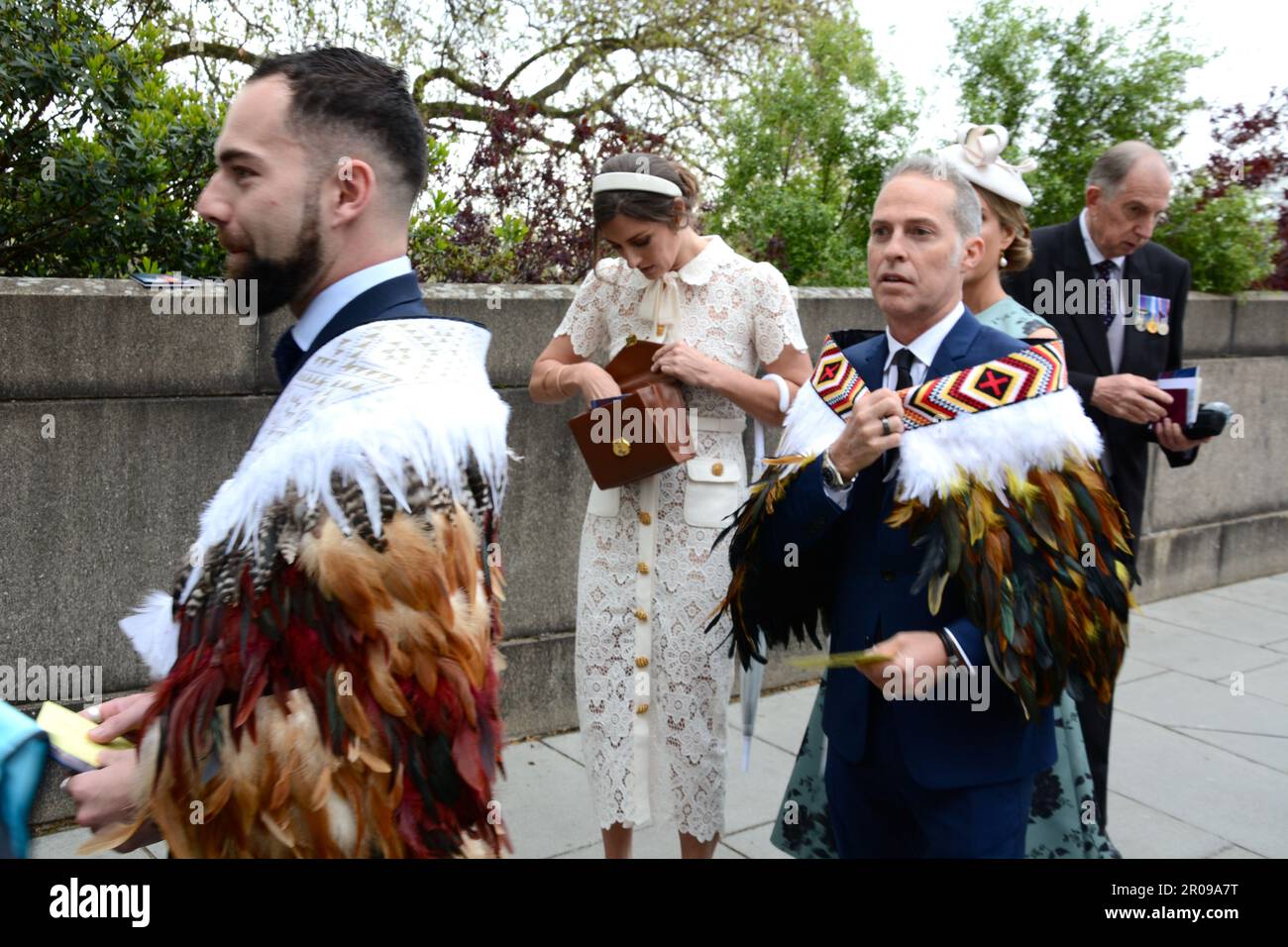 The well groomed guests for the coronation of King Charles III arrive ...