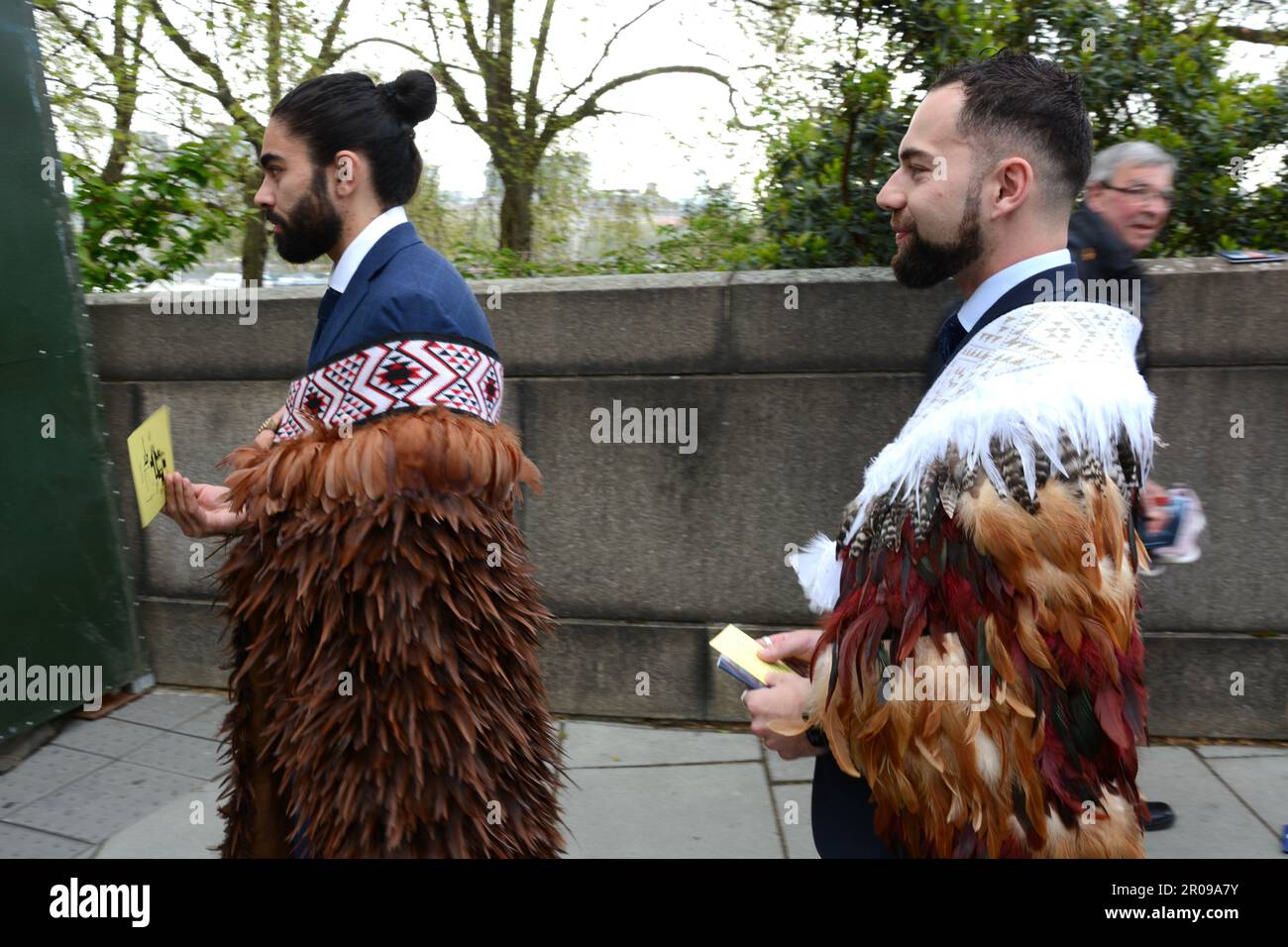 The well groomed guests for the coronation of King Charles III arrive ...