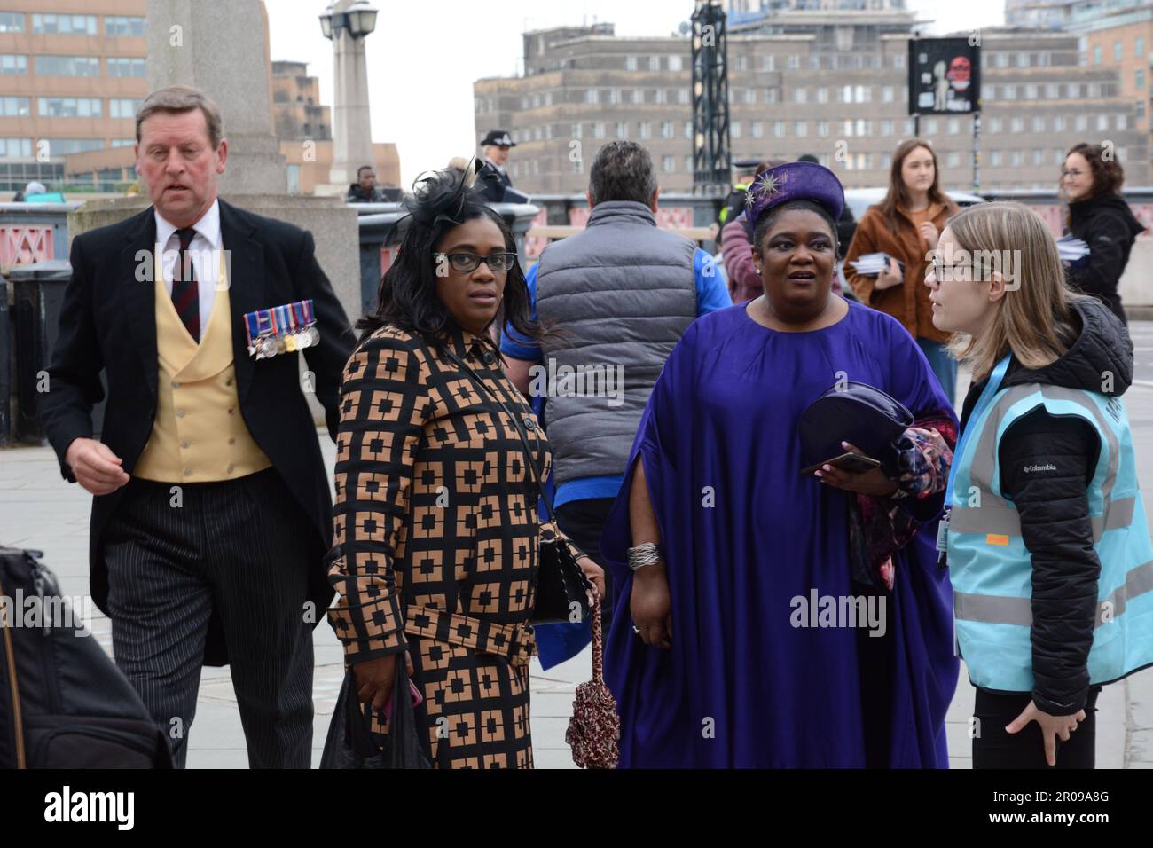 The well groomed guests for the coronation of King Charles III arrive ...