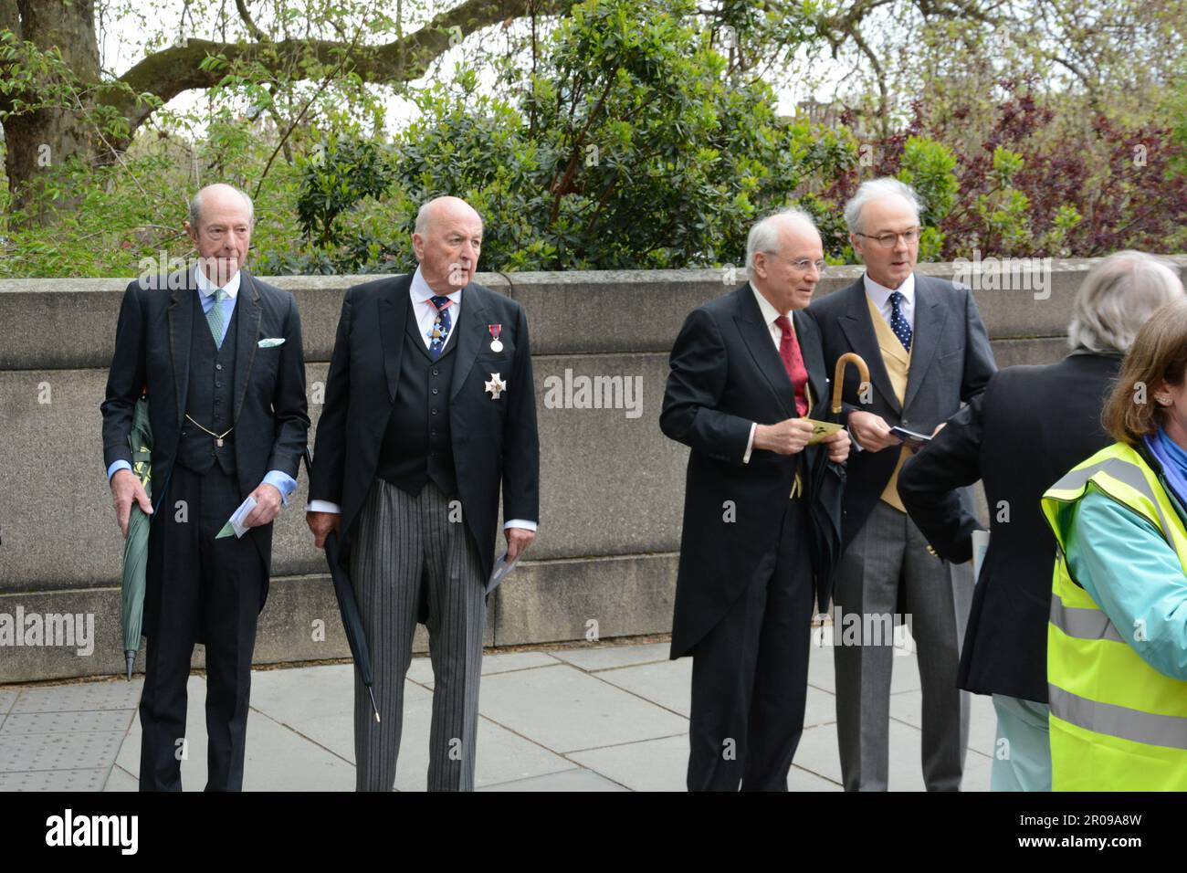The well groomed guests for the coronation of King Charles III arrive ...