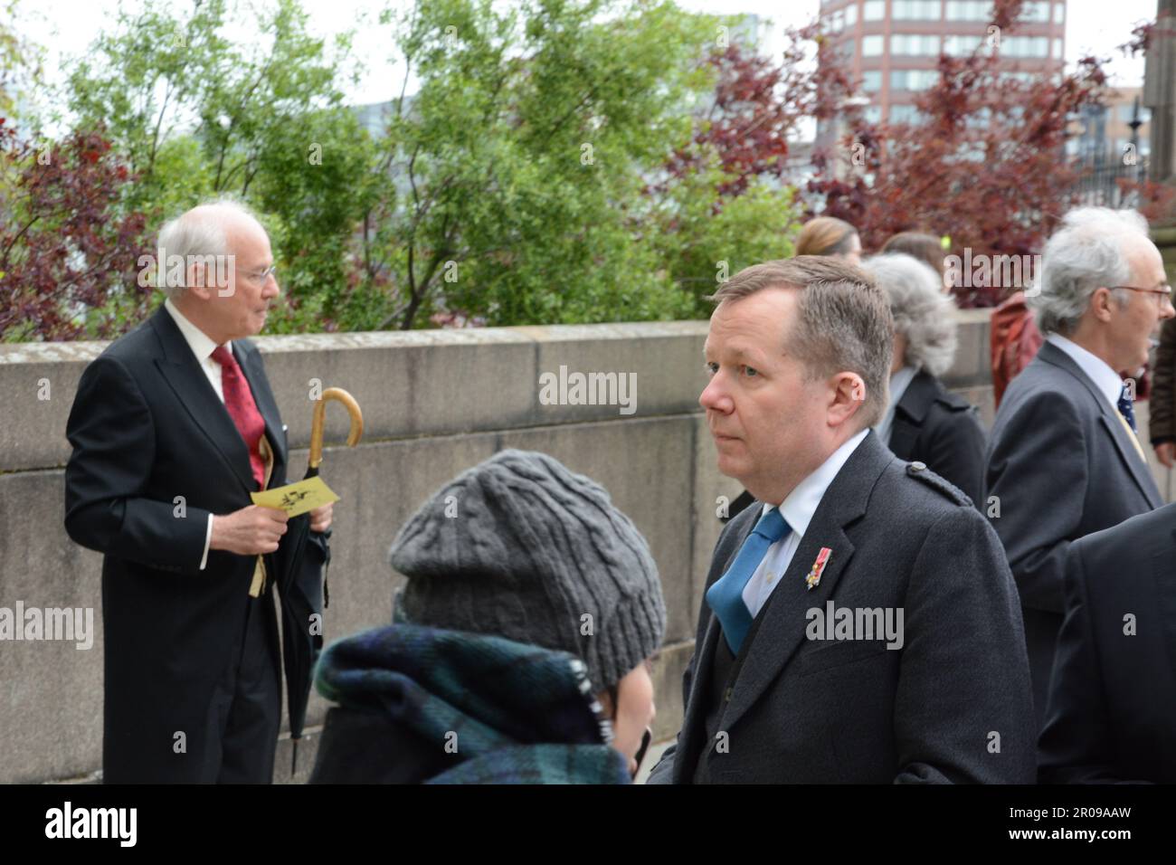 The well groomed guests for the coronation of King Charles III arrive ...