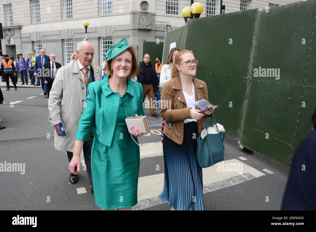 The well groomed guests for the coronation of King Charles III arrive ...