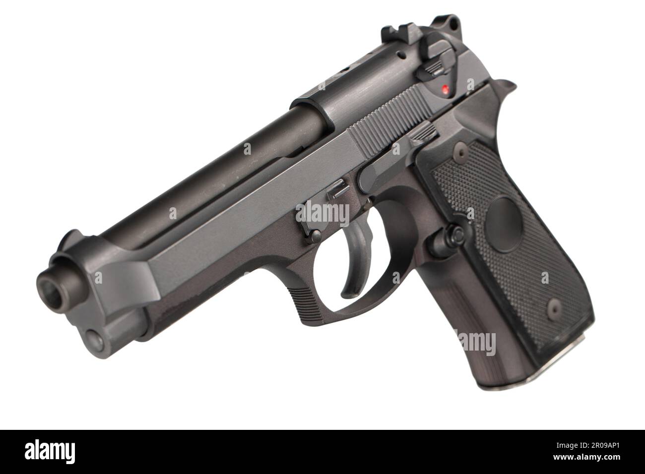 US Army handgun pistol isolated on a white background Stock Photo - Alamy