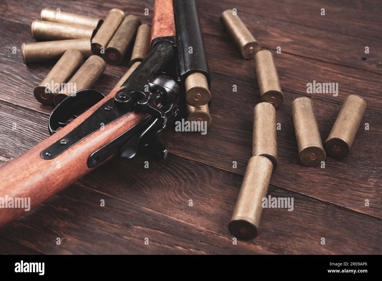 Sawn off shotgun wild west hi-res stock photography and images - Alamy
