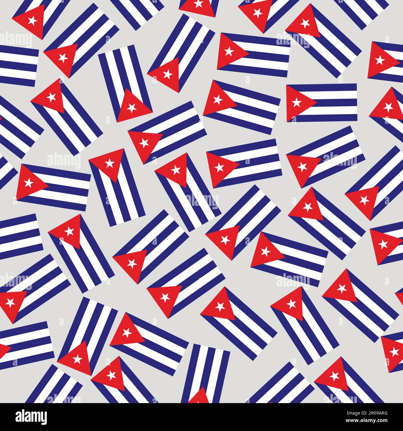 Bright pattern with flag of Cuba. Happy Cuba day seamless pattern ...