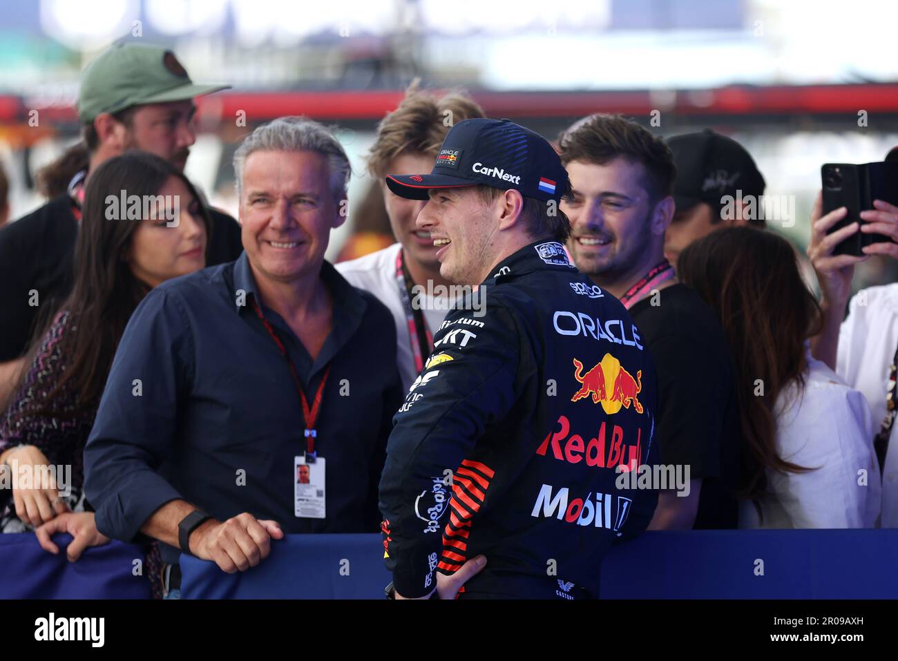 Miami, USA. 07th May, 2023. Race winner Max Verstappen (NLD) Red Bull ...