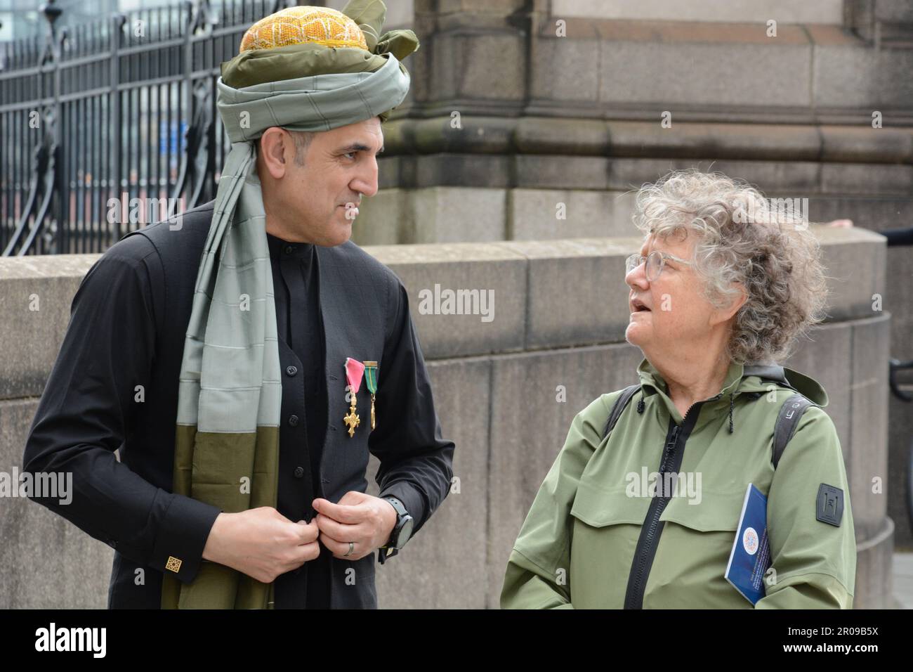 The well groomed guests for the coronation of King Charles III arrive ...