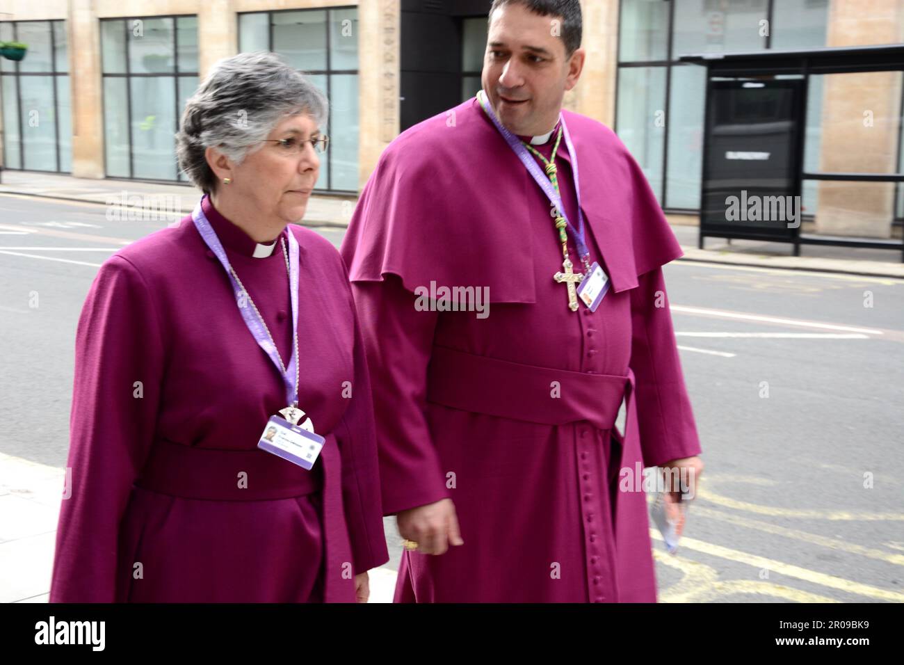 Bishop Guli on her way to Westminster Abbey for the coronation of King ...
