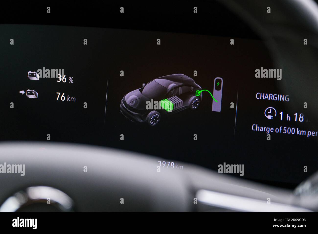 Electric vehicle charge display hi-res stock photography and images - Alamy