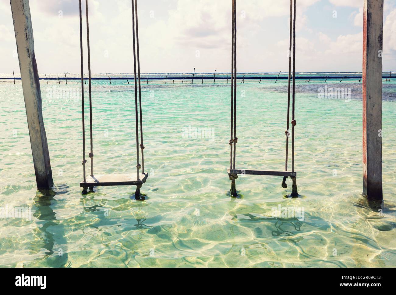 Swing in the water hi-res stock photography and images - Alamy
