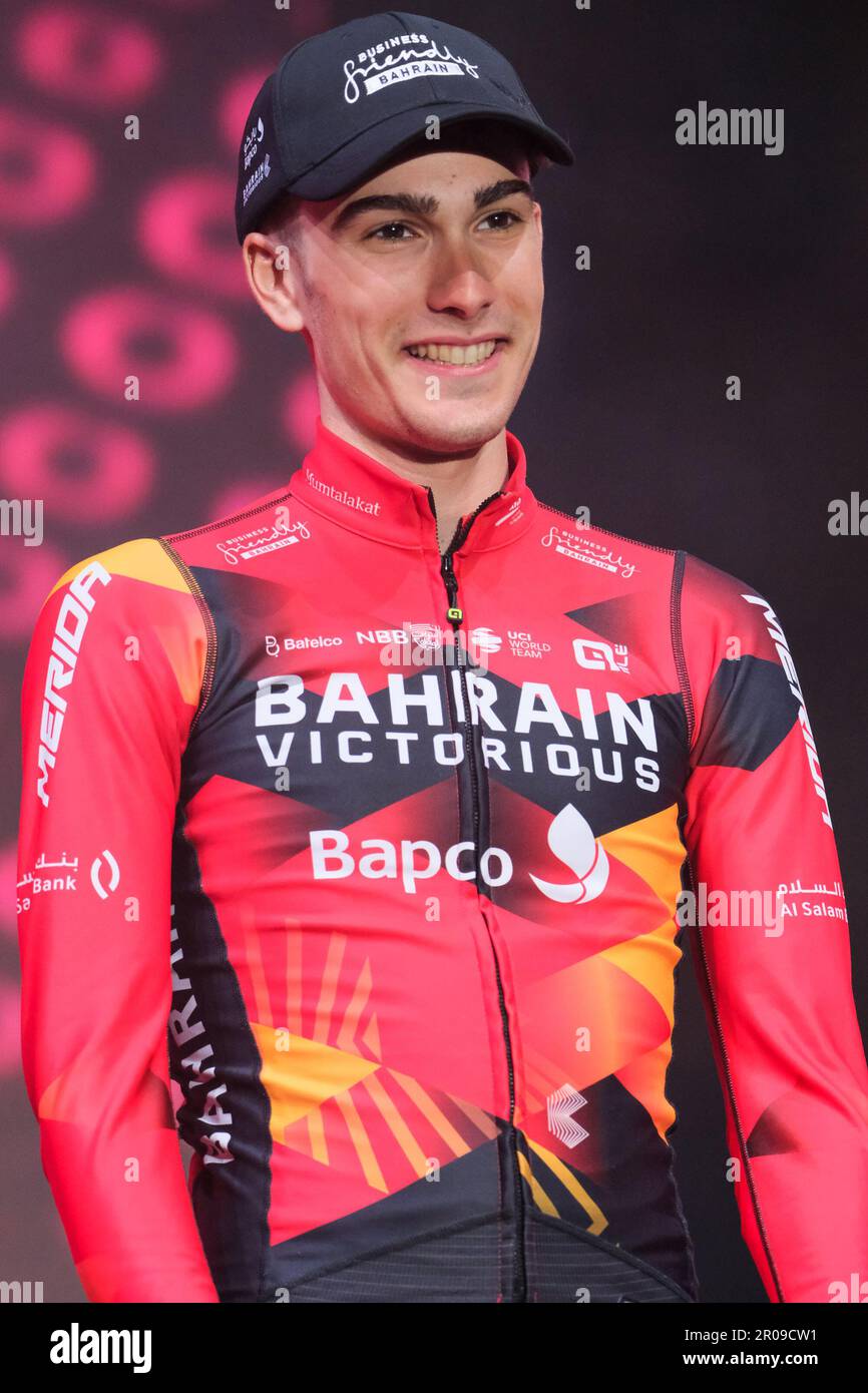 Edoardo Zambanini of Italy - Bahrain - Victorius seen during the 106th ...