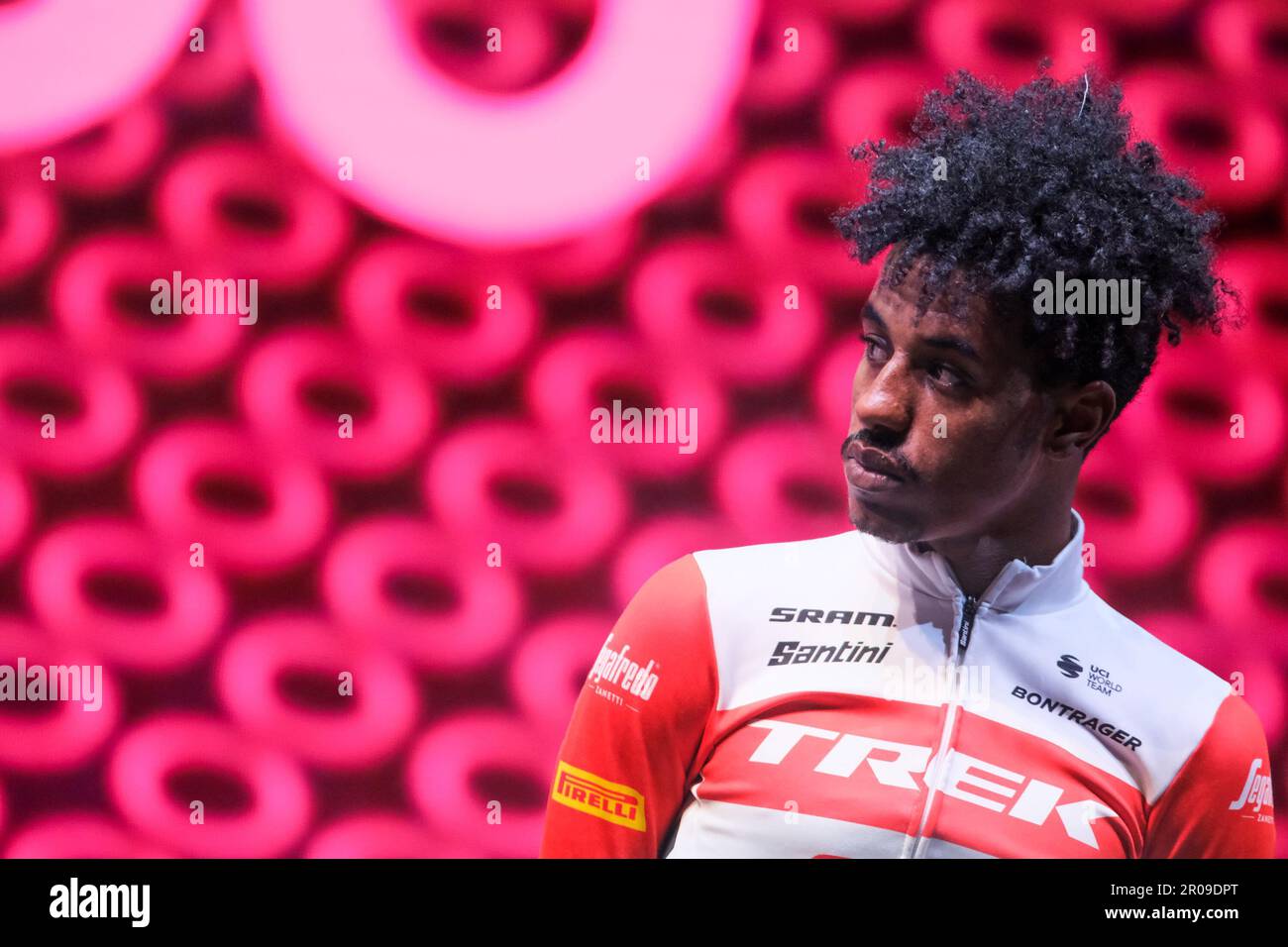 Natnael Tesfatsion of Eritrea - Trek - Segafredo seen during the 106th ...
