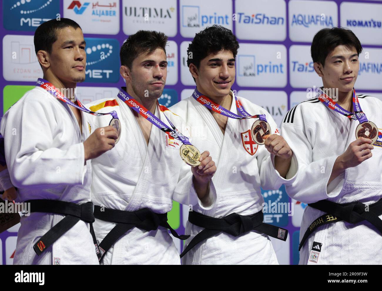 GARRIGOS Francisco of Spain (2nd from L) poses for a photo on the ...