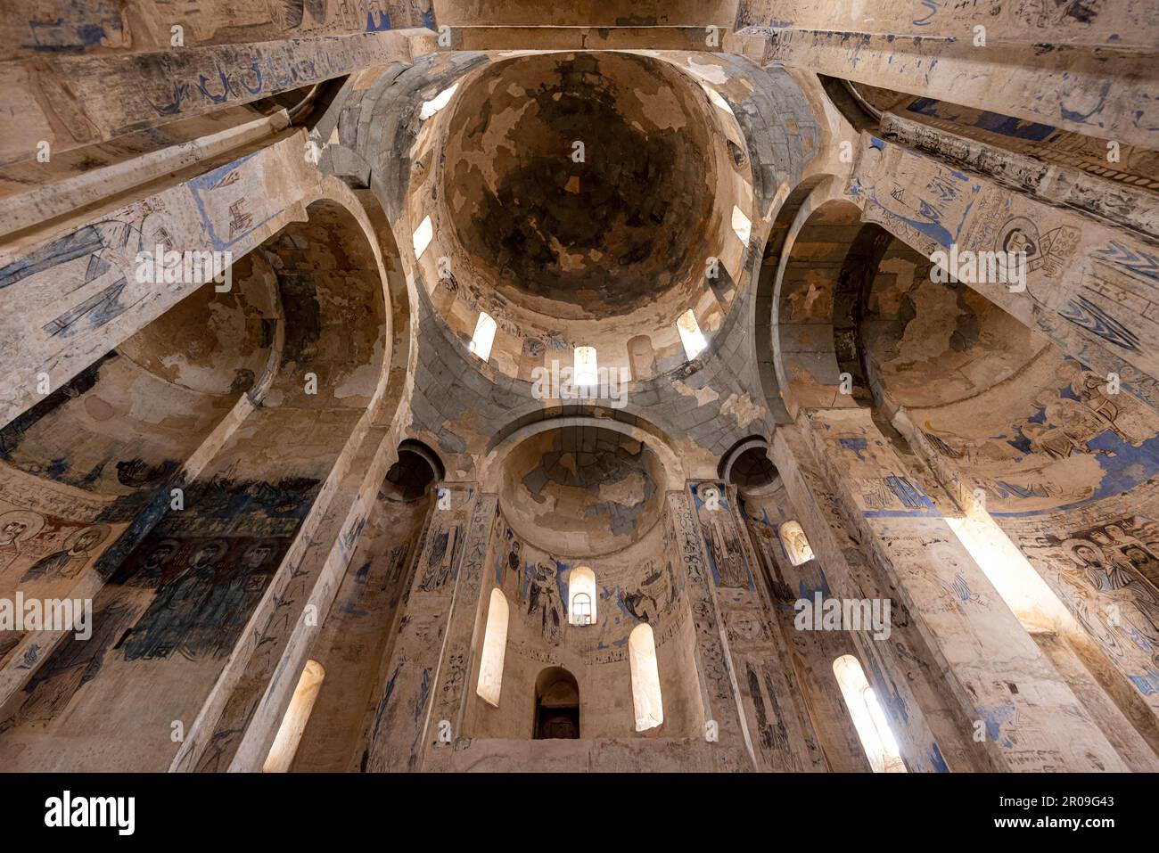 Van, Turkey - March 3, 2023; Interior of Armenian Cathedral Church of ...