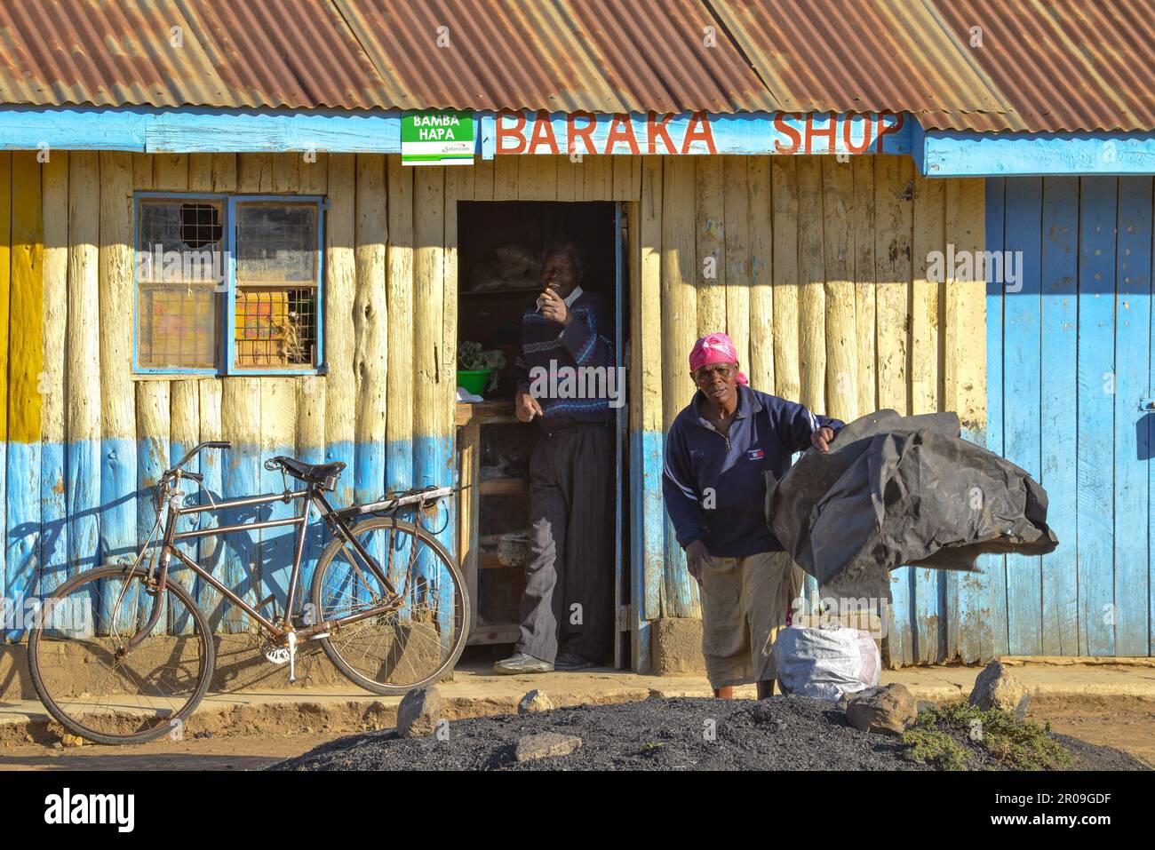 Nanyuki town Mount Kenya Stock Photo - Alamy