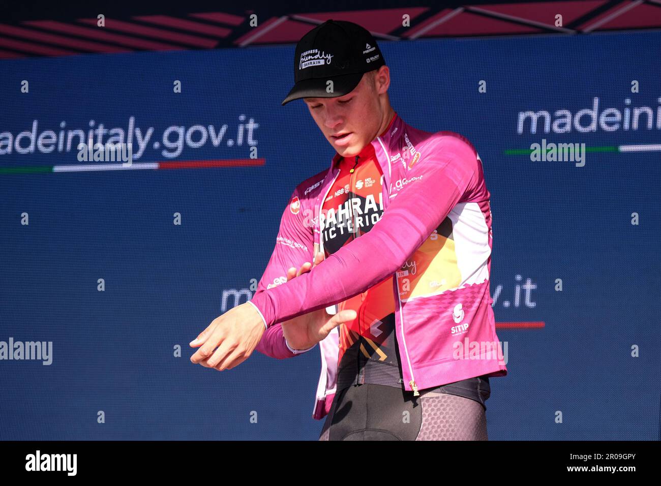 San Salvo, Italy. 07th May, 2023. Jonathan Milan of Italy and Team ...
