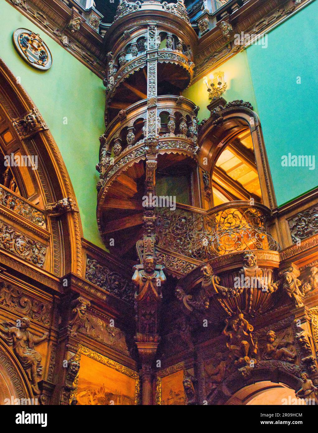 Peles Castle Spiral Stairs