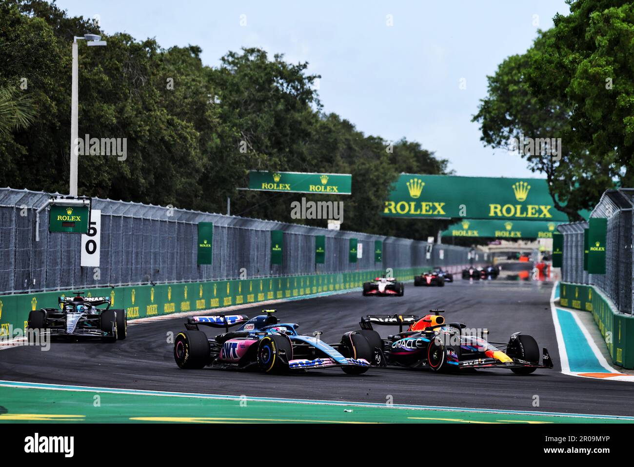 Miami, USA. 07th May, 2023. (L to R): Pierre Gasly (FRA) Alpine F1 Team ...