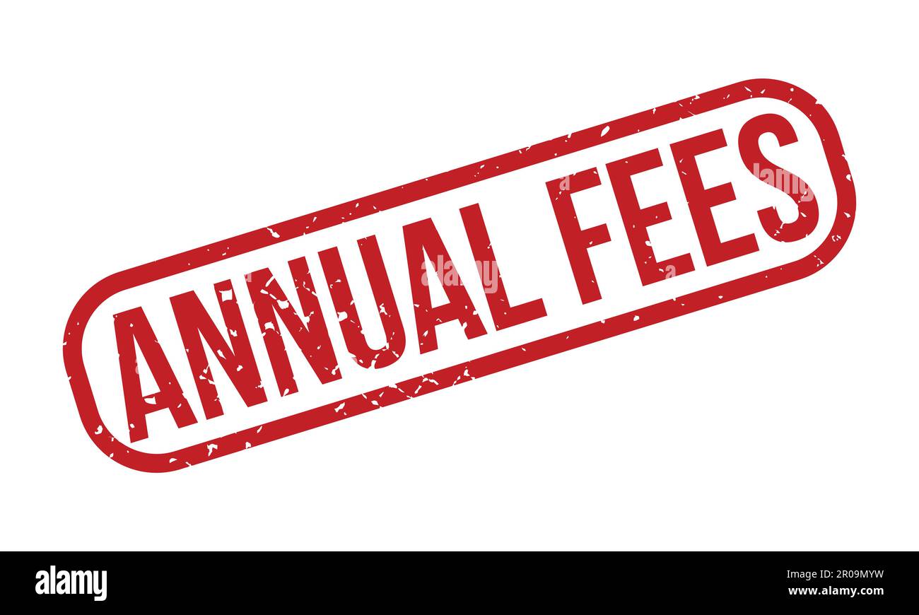 Annual fees stamp hi-res stock photography and images - Alamy