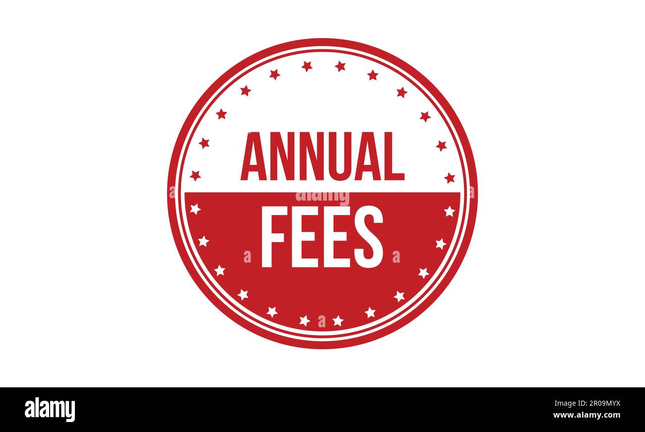 Annual fees rubber stamp Stock Vector Images - Alamy