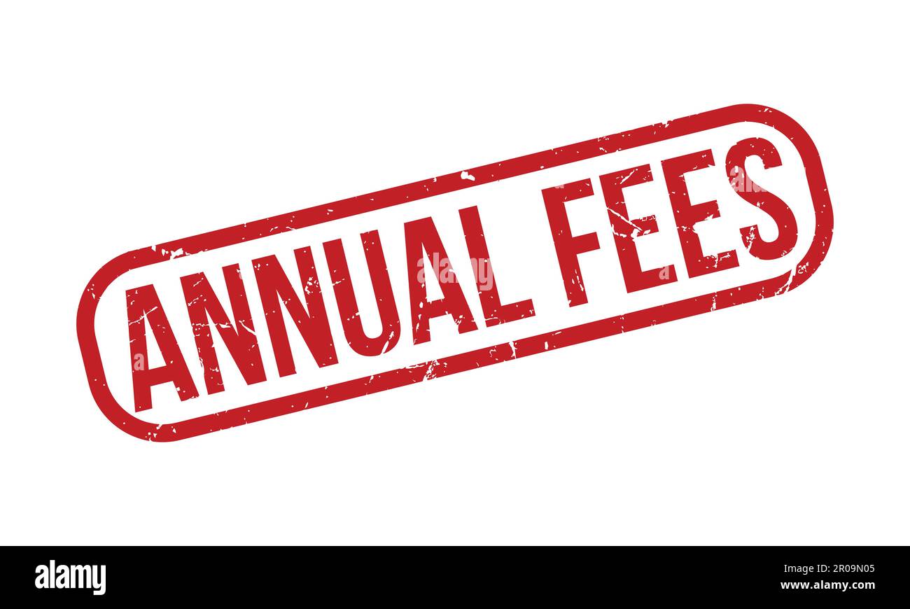 Annual fees stamp hi-res stock photography and images - Alamy