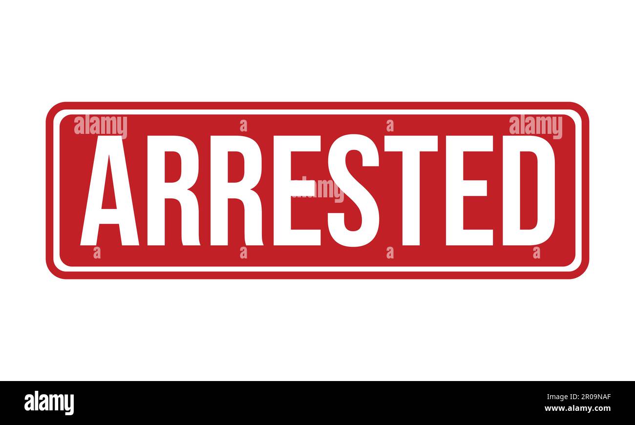 Arrested stamp Stock Vector Images - Alamy