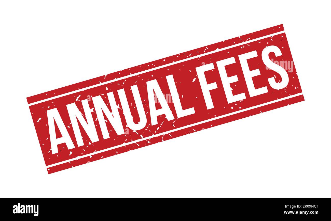 Annual fees stamp hi-res stock photography and images - Alamy