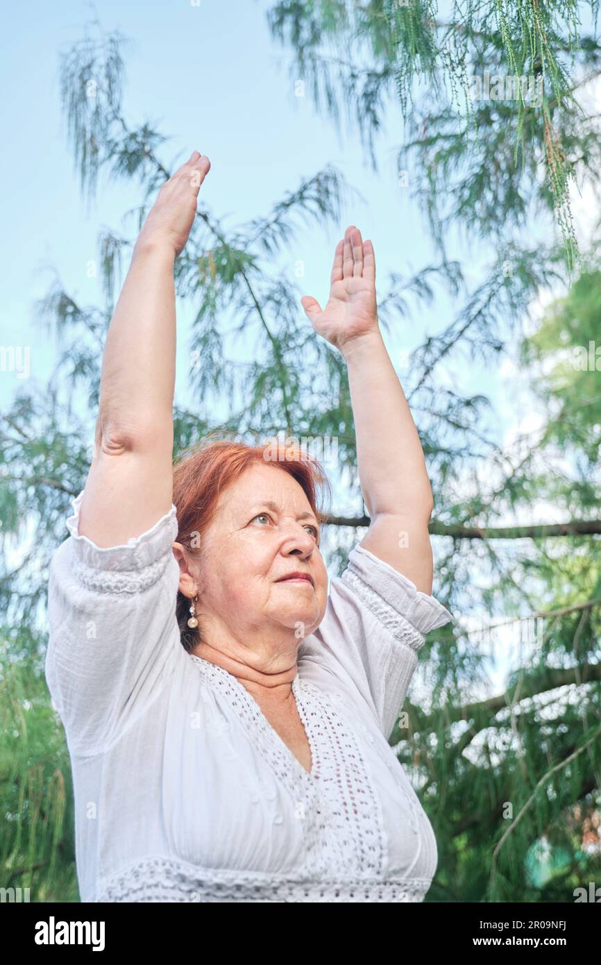 Wellness elder hi-res stock photography and images - Alamy